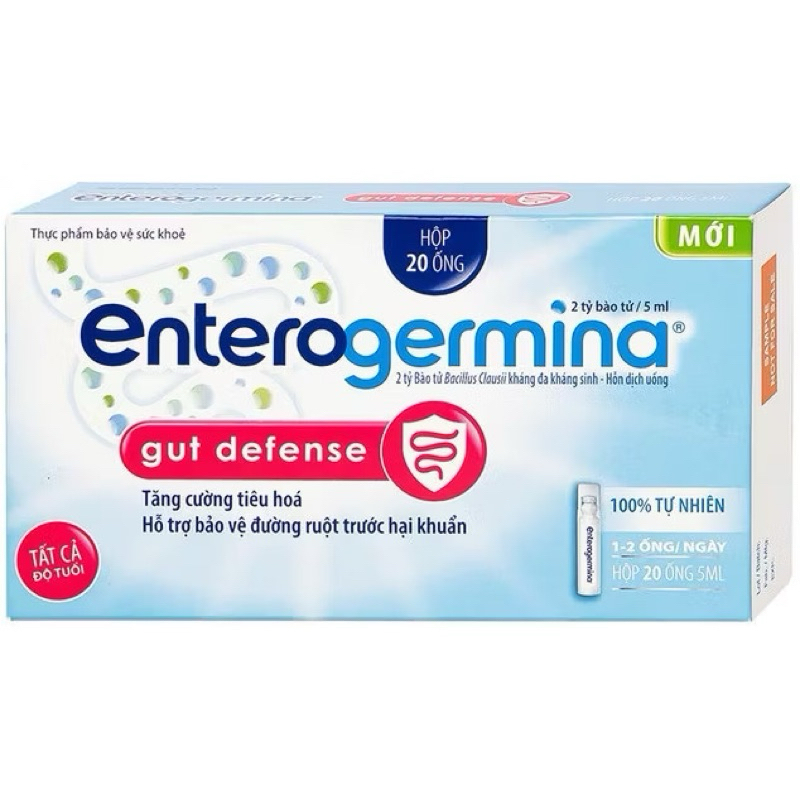Enterogermina Gut Defense probiotic (2 billion beneficial bacteria) | Shopee Singapore
