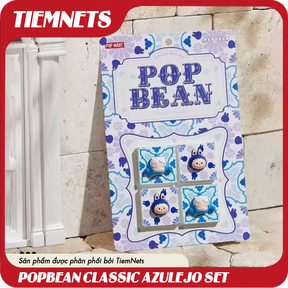 Popmart POP BEAN CLASSIC AZULEJO SET - LIMITED STORE MACAU | Shopee ...