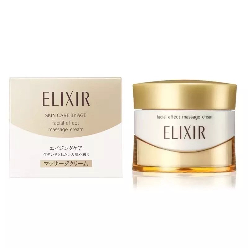 Shiseido Elixir Facial Effect Massage Cream 93g - Japan | Shopee Singapore