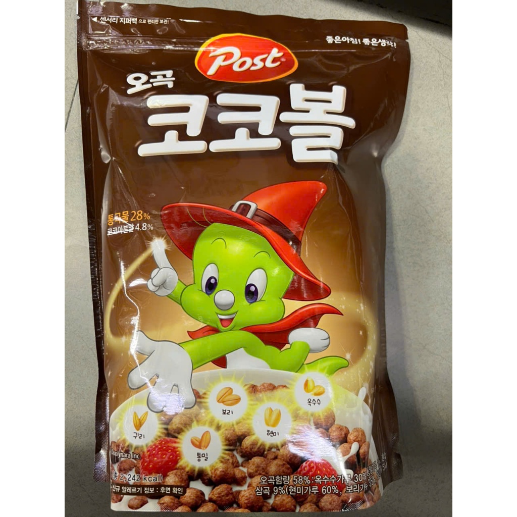 Cocoball CEREAL, KOREAN COCOBALL CEREAL 570G - 오곡 코코볼 | Shopee Singapore