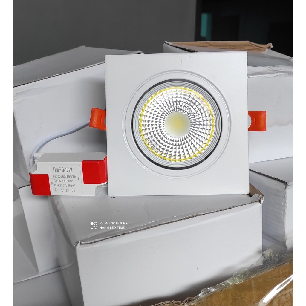 Recessed ceiling lights, square downlights 10w phi 90 - Recessed ...