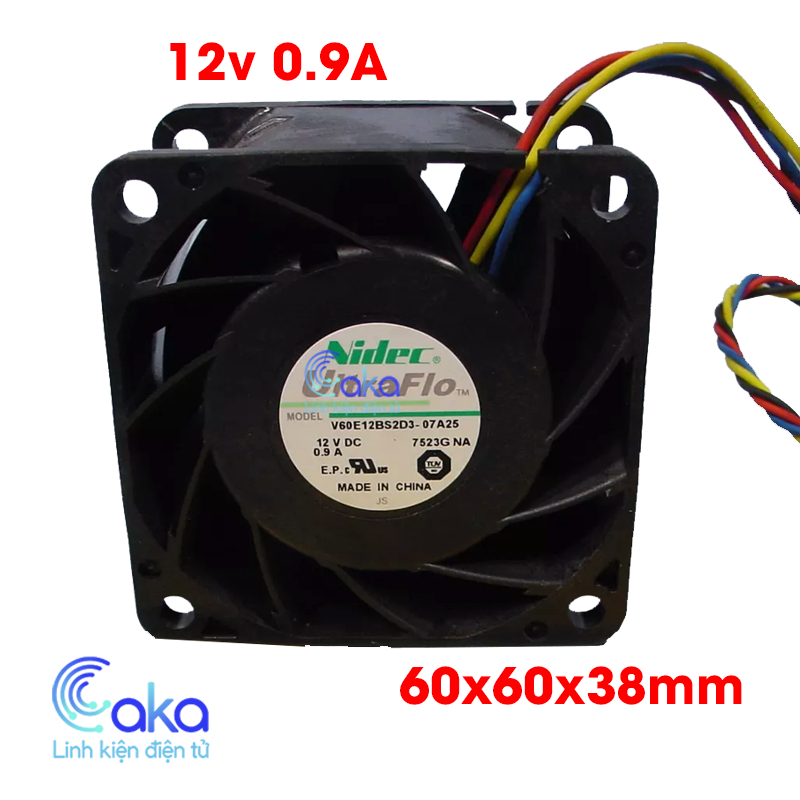 Jet rocket fan 12V 0.9A size 60x60x38mm | Shopee Singapore
