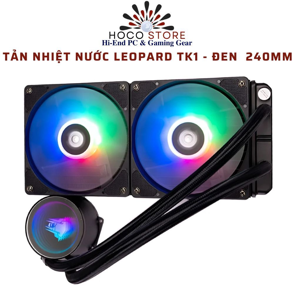 Leopard TK1 Water Cooler - Black | 240mm, ARGB LED | Hoco Store PC ...
