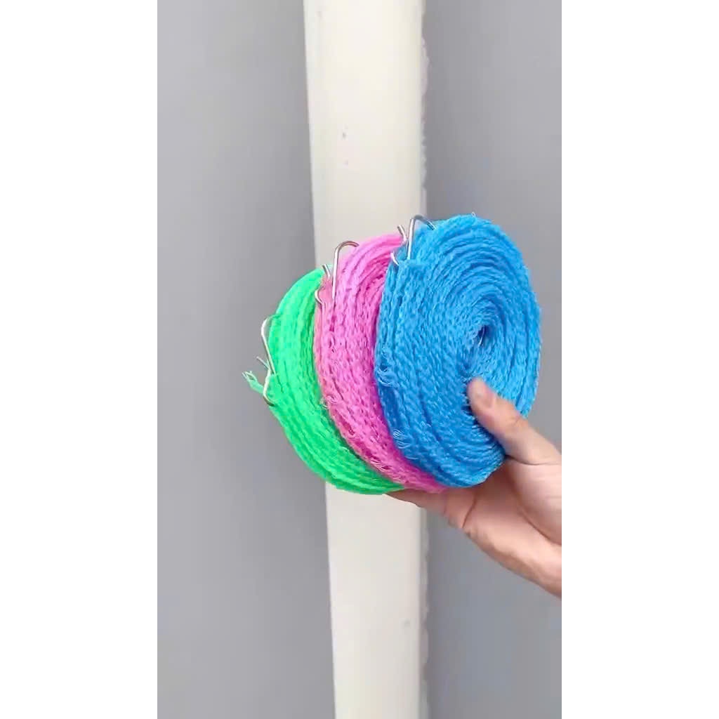 Clothesline keeps the distance for 5m roll clothes (2 rolls) | Shopee ...