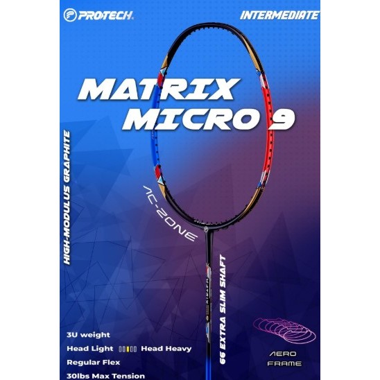 Protech MATRIX MICRO 9 BADMINTON RACKET | Shopee Singapore