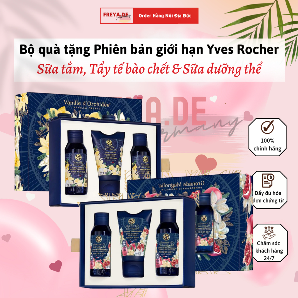 Limited edition Yves Rocher shower gel gift Set - with luxury box ...