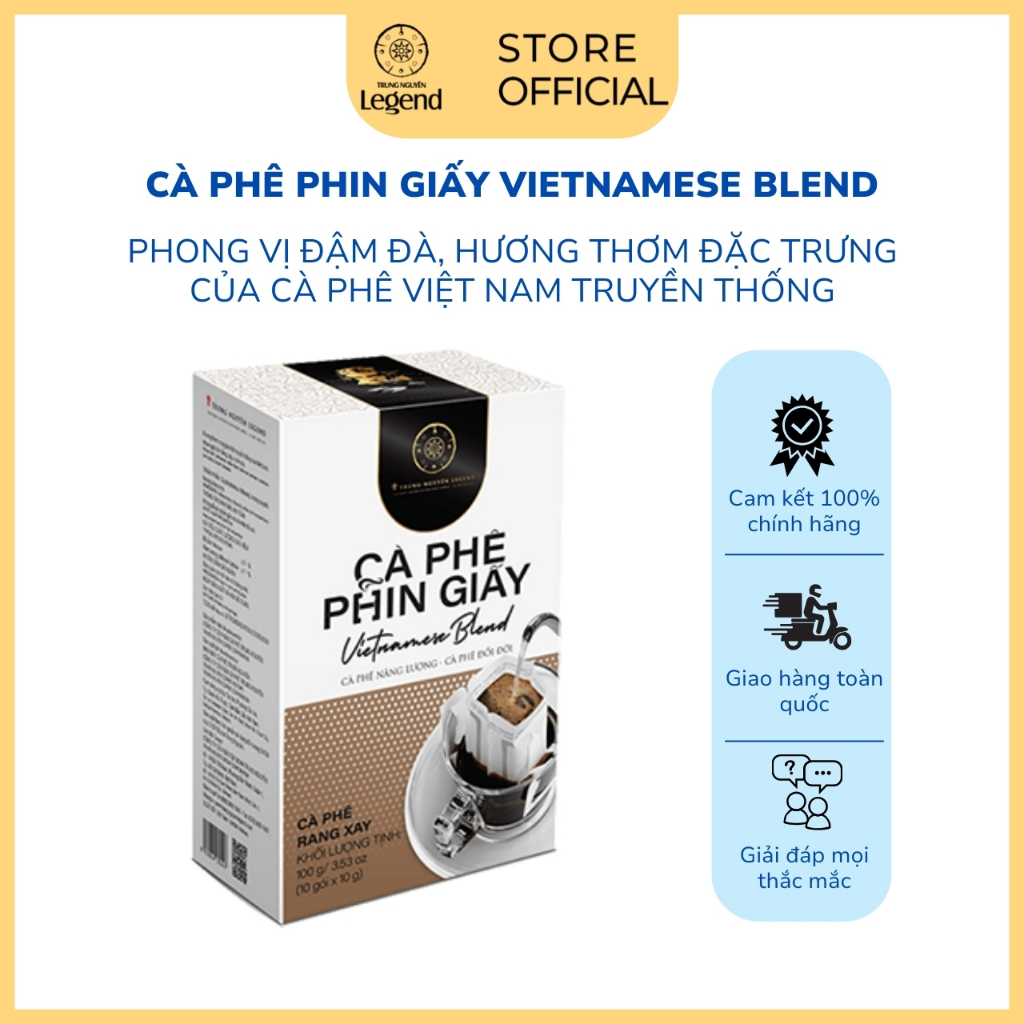 Trung Nguyen Legend Vietnameses Blend Paper Filter Coffee – Traditional ...