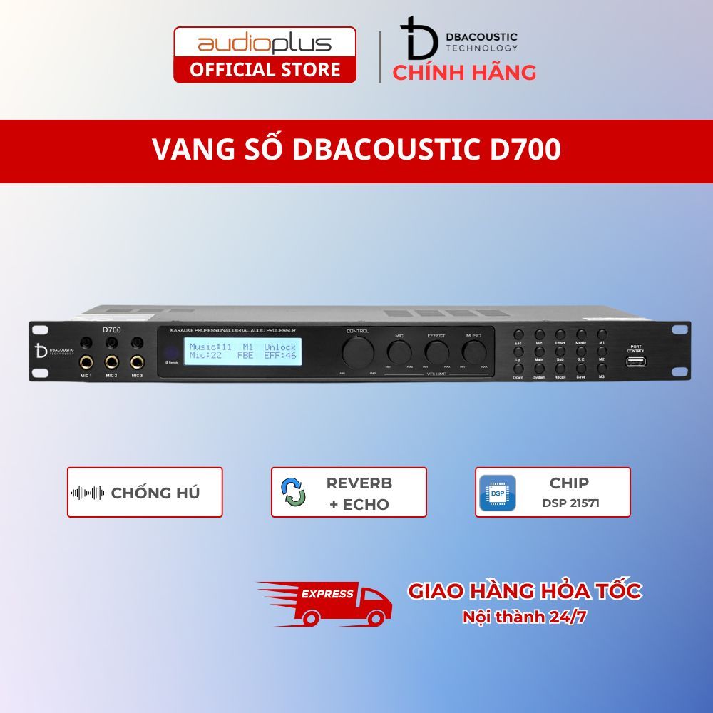 Dbacoustic D700 digital wine - 64bit DSP Chip - Genuine product ...