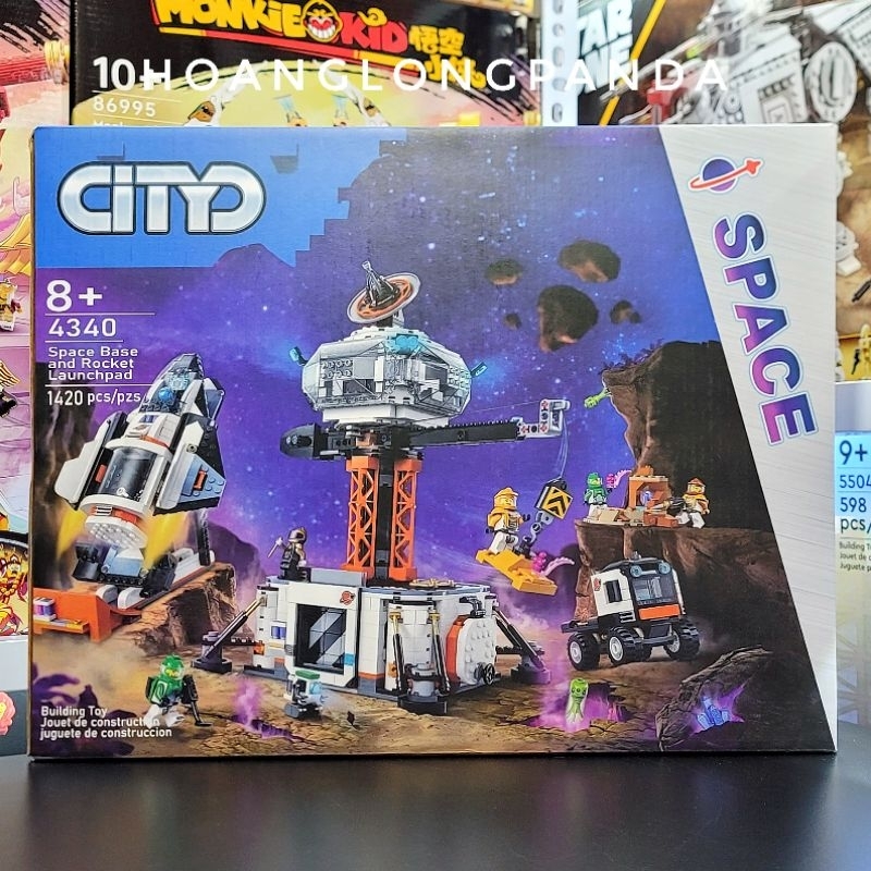 [City] Space Station and Rocket Launcher assembly toy | 60434 Space ...
