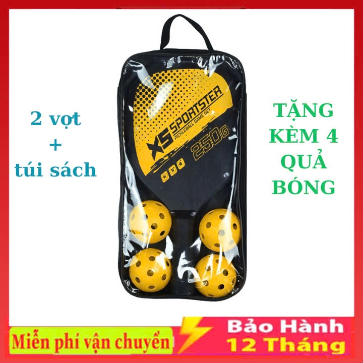 Pickleball rackets (Set of 2 rackets, free 4 balls + carrying bag ...