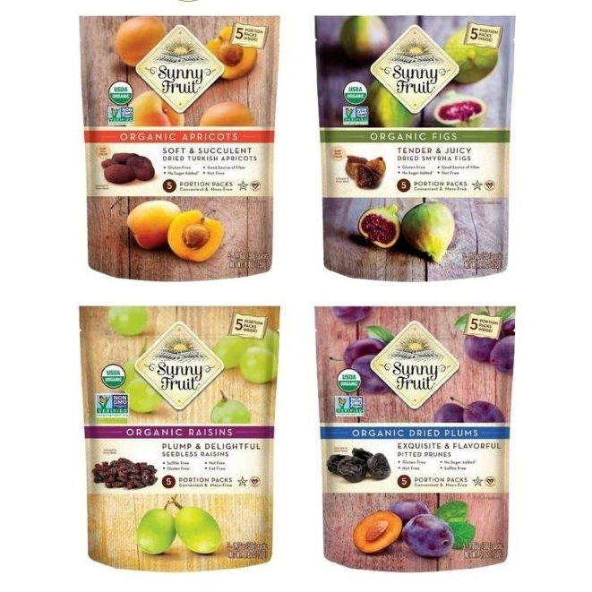 USDA organic Sunny Fruit dried Fruit (sung, grape, plum, apricot ...