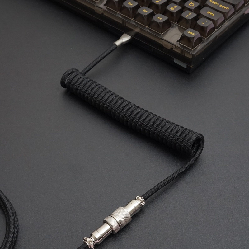 XO Type-c mechanical keyboard cable, high-quality parachute cord spiral ...