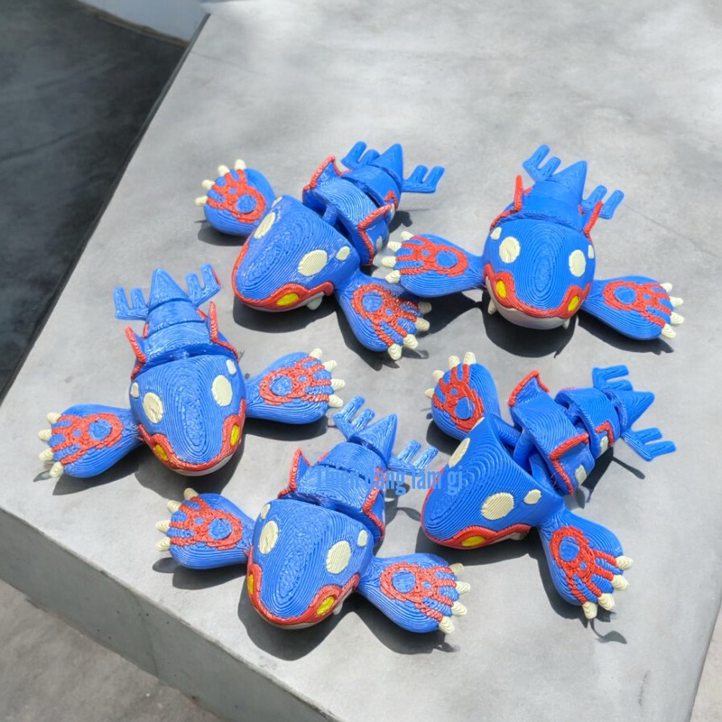 Pokemon Kyogre | 3D printing Keychain Toys | Toy P2 | Quantity 01 Model ...