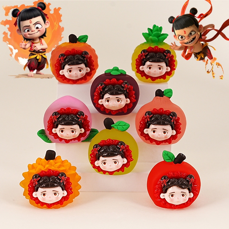 Set of 10 Blind Bags Charm Natra Glowing Fruit Super Cute Baby Three ...
