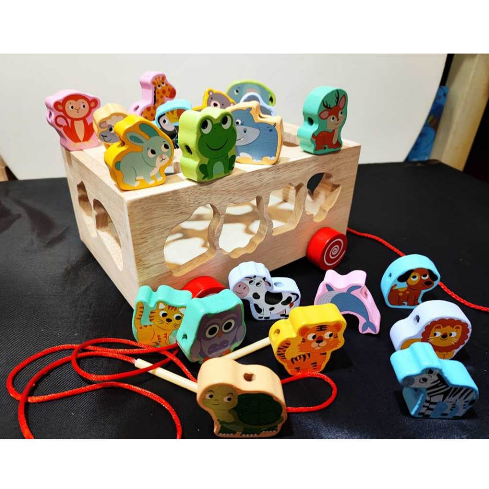 Wild animal carrier combined with string, multi-functional educational ...