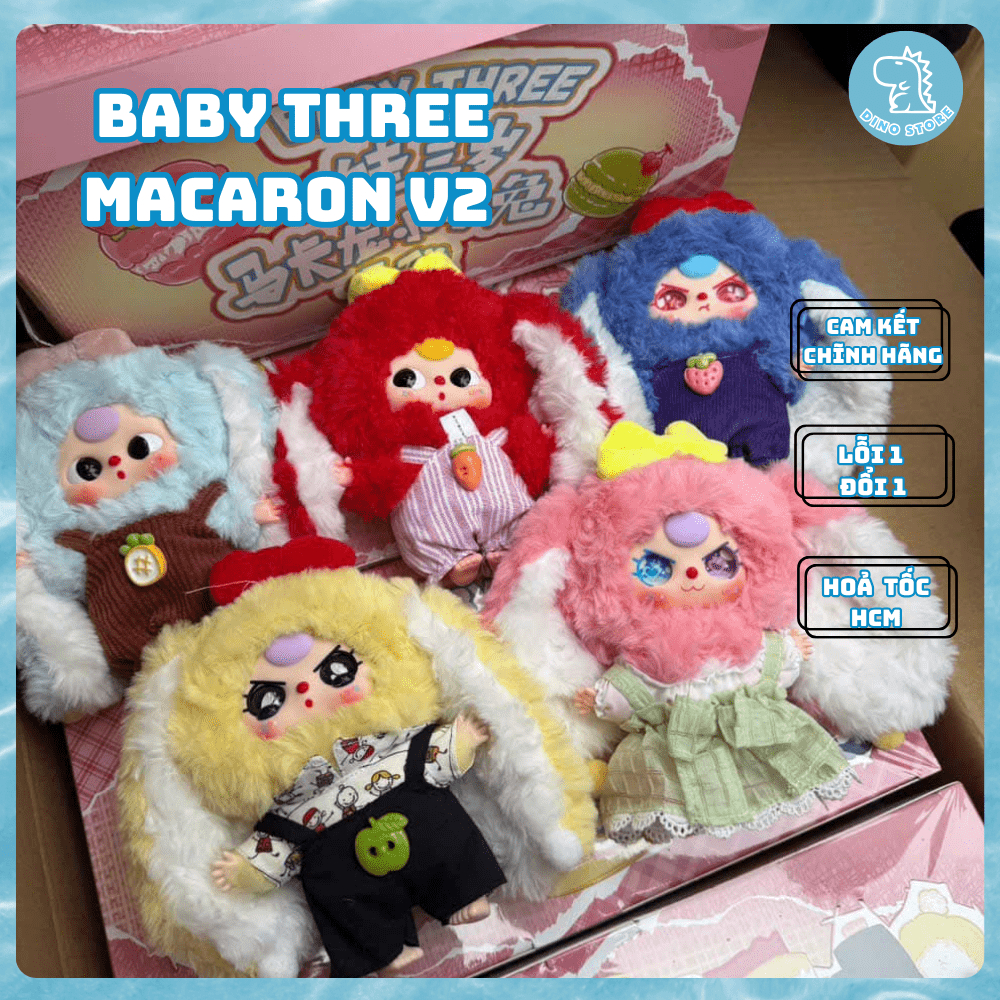 Original set BABY THREE MACARON V2 set of 6 sealed boxes BB3, Genuine ...