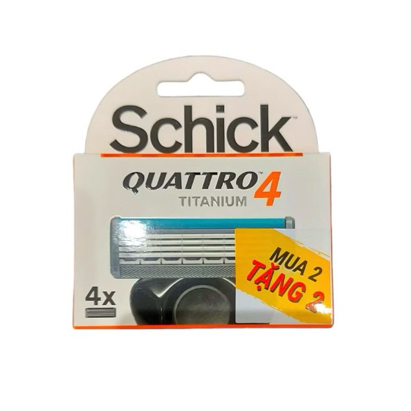 Schick Quattro Titanium 4s razor blade pack of 4 | Shopee Singapore