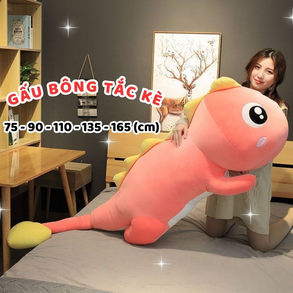 Heart-tailed green dinosaur teddy bear, lying down bear, cute long bear ...