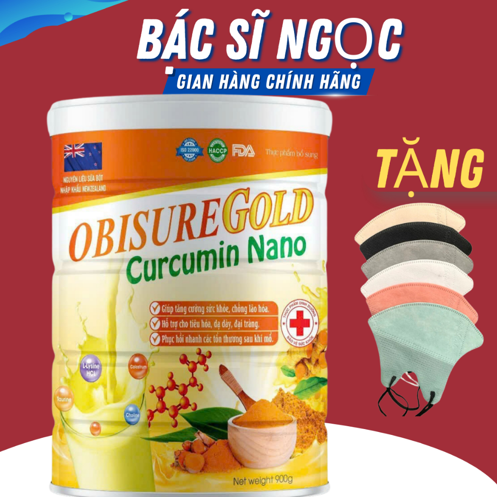 Obisure Gold Curcumin Nano Turmeric Milk – Supports Digestion, Protects Stomach, Stabilizes ...