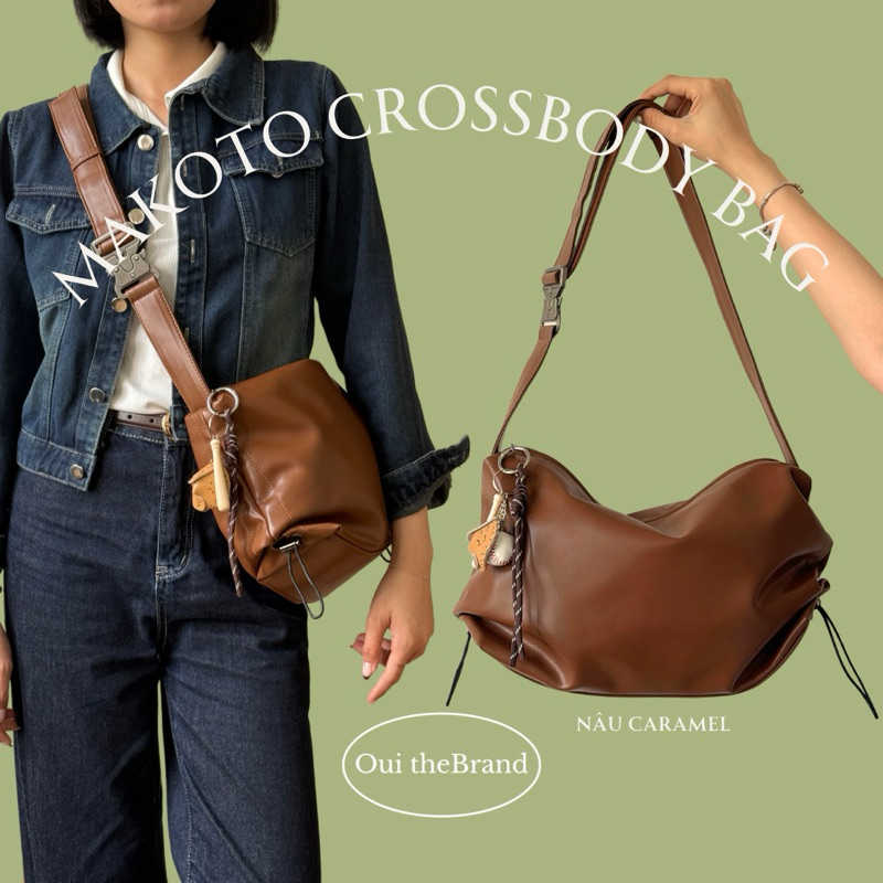 [ Free Premium Charm ] Makoto Crossbody Bag - MAKOTO Unisex Crossbody ...