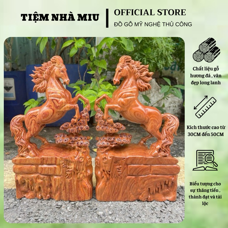 Statue of Nhat Ma Phi Thien Standing on Tung Root, made of 100% ...