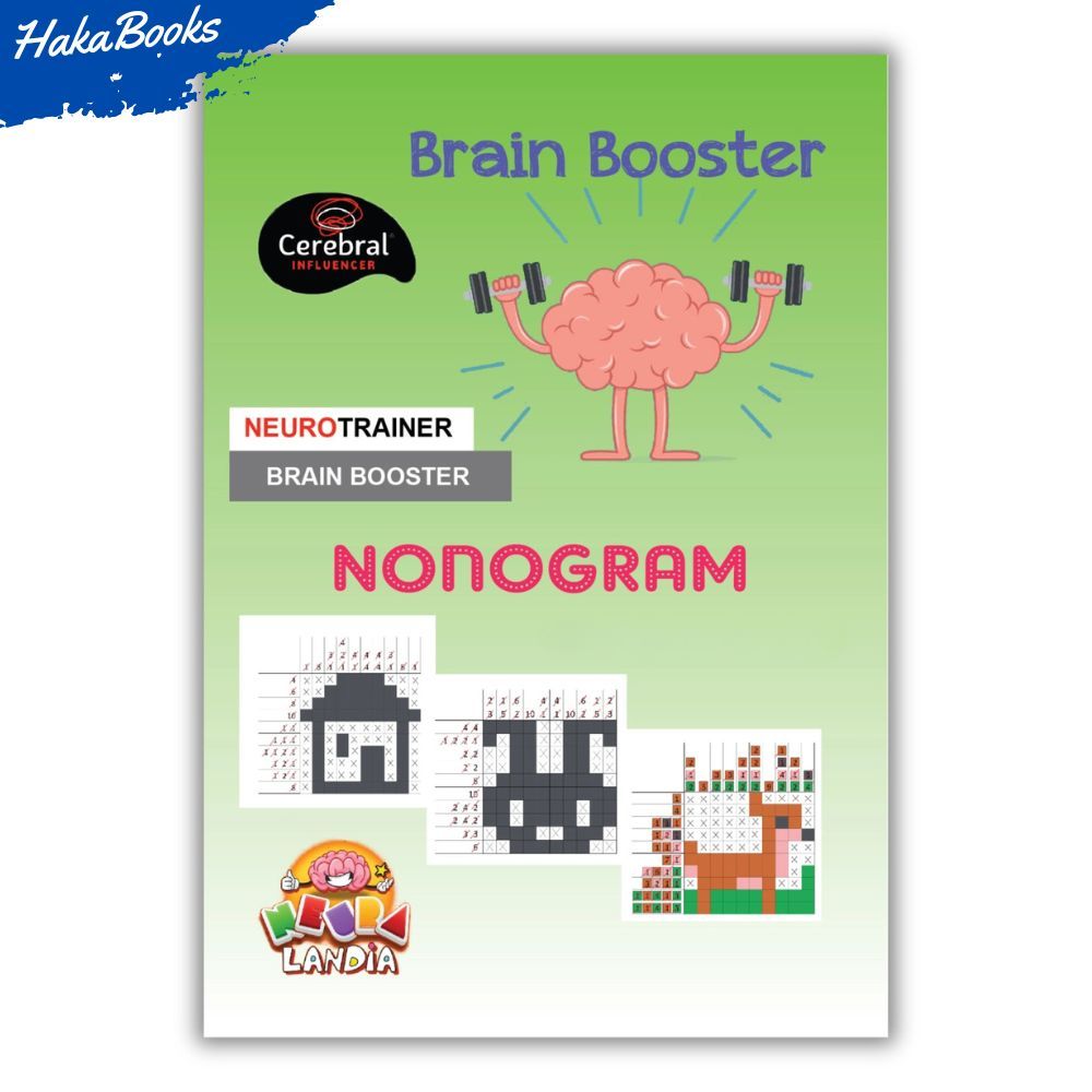 Nonogram Brain Booster Neurotrainer, Thinking book for children ...