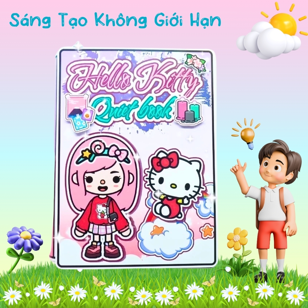 Hello kitty Handmade Paper House Toy | Avatar world busy book | Toca ...