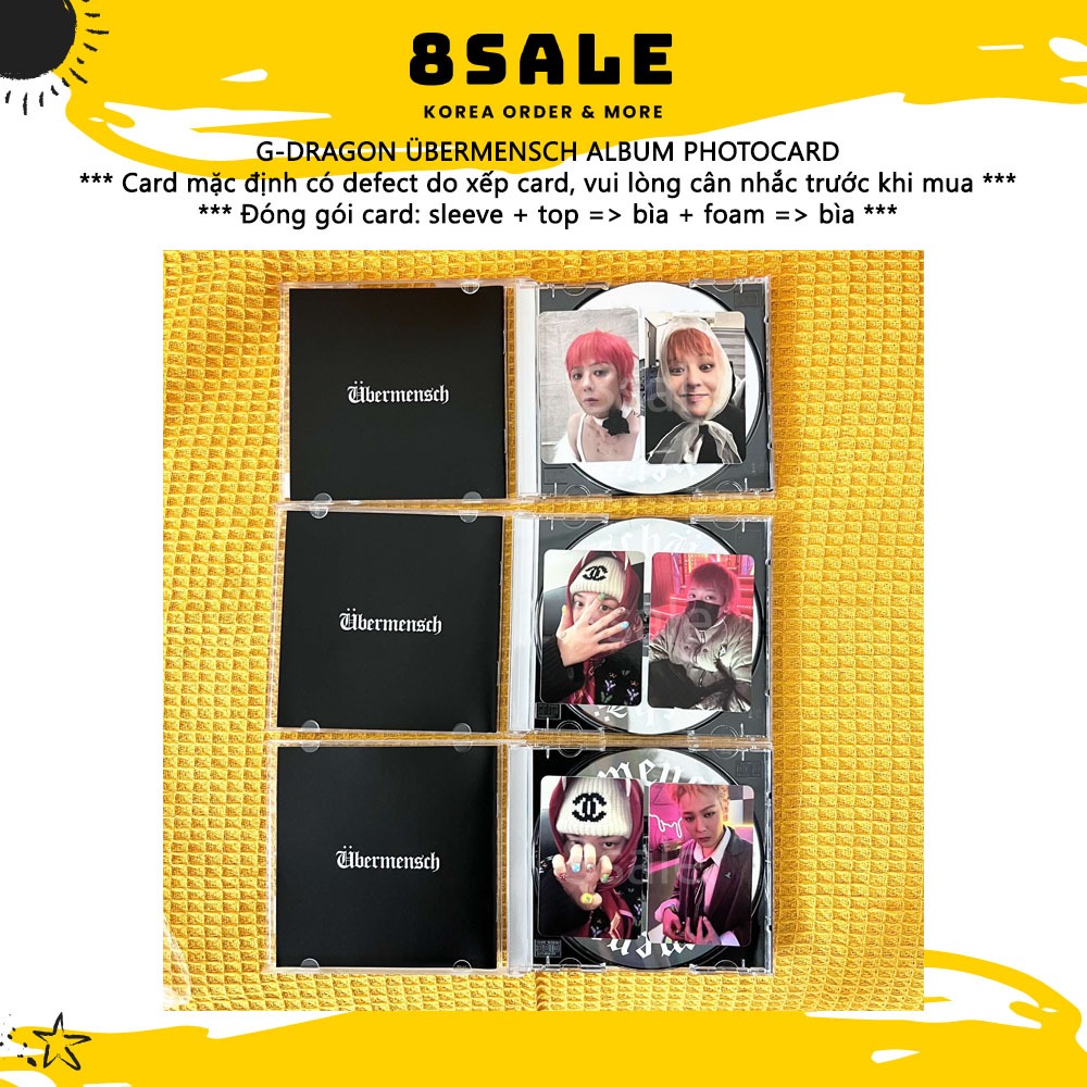 G-dragon | [Übermensch] Photocard album (idol rounded corner photo ...