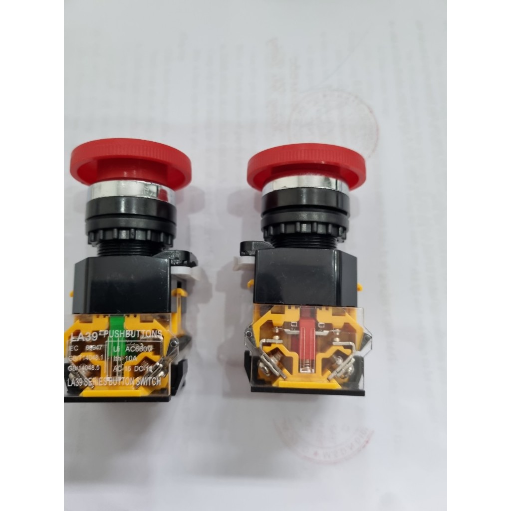 Emergency stop button 22 LA38- stop | Shopee Singapore
