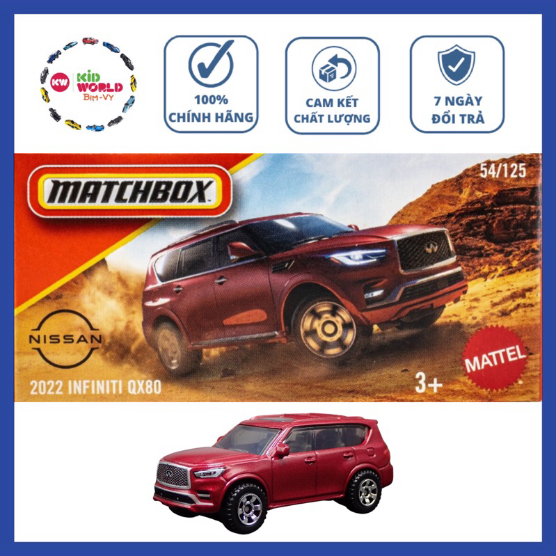 Matchbox Box 2022 Infiniti QX80 54/125 model car. | Shopee Singapore