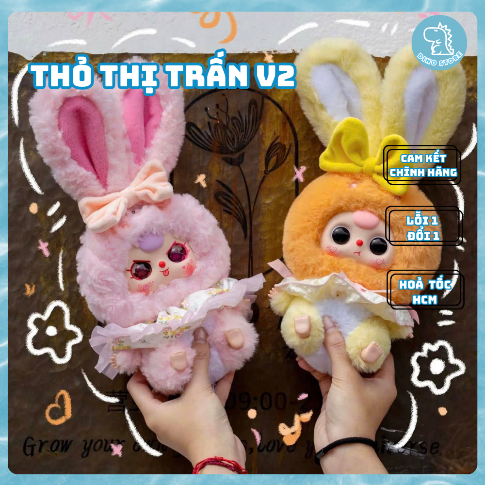 [AVAILABLE Genuine] Blindbox Baby Three Town Rabbits V2, Baby Three ...