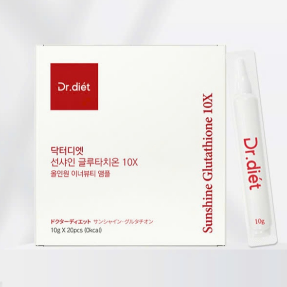 Korean skin whitening syrup Dr.Dét Sunshine Glutathione 10X - Box of 20 ...