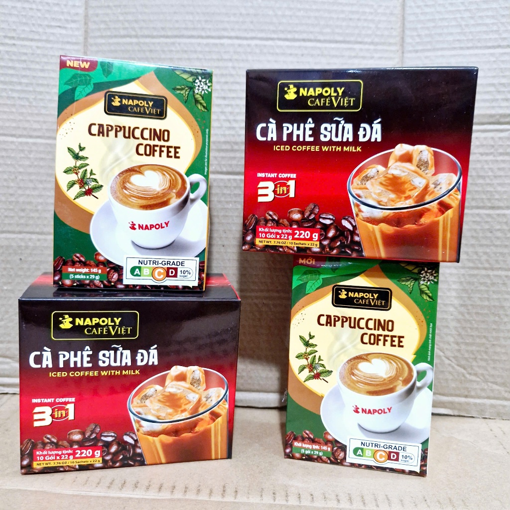 Napoly 3in1 Iced Milk Instant Coffee Vietnamese Coffee Box 220g (10 ...