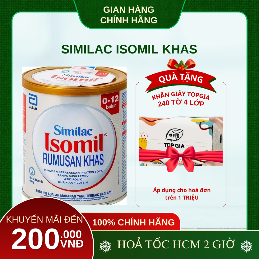 [GENUINE] Similac Isomil Khas Milk Nutrition for children with ...