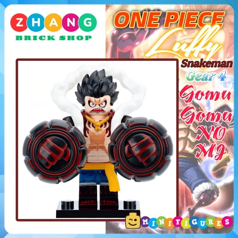 One piece puzzle toy Luffy gear 4 Luffy Snake Men gomu gomu no mi in ...
