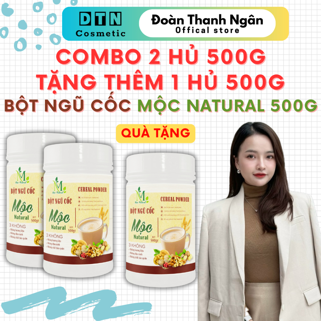 [COMBO BUY 2 500G BNC POT + GET 1 FREE 500G BNC POT] Moc Natural Cereal ...