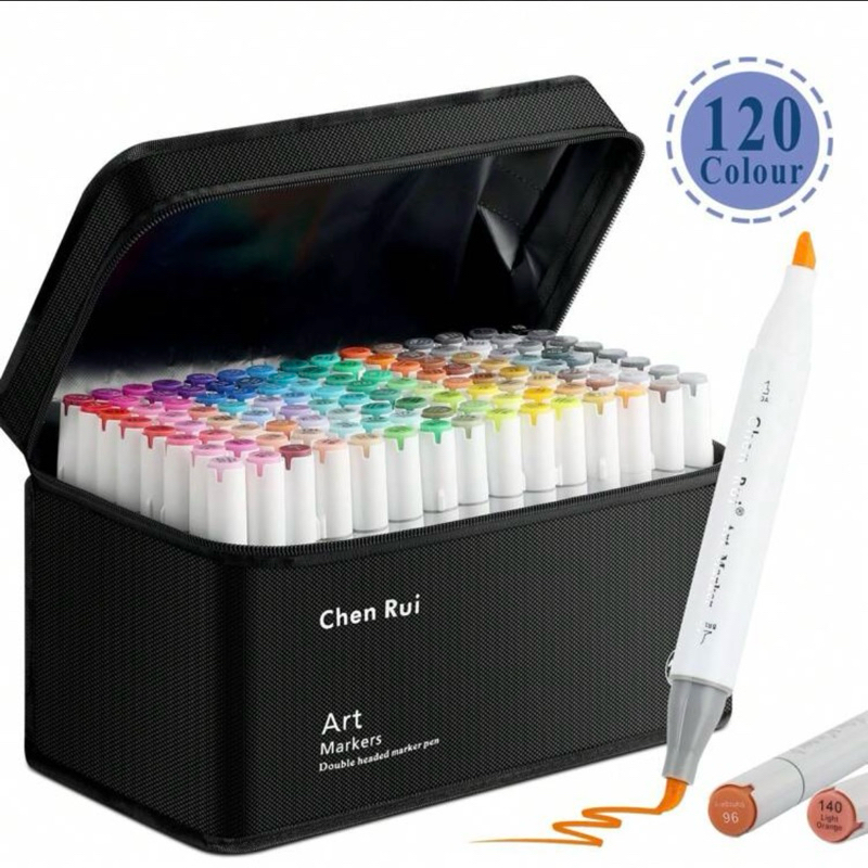 [Brush Head] Chen Rui marker color, professional 2-headed alcohol-based ...