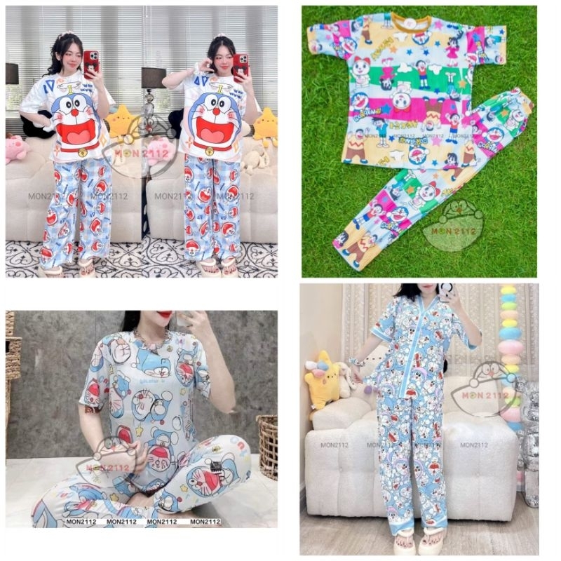Doraemon Doremon cold elastic clothing set size 45-80kg | Shopee Singapore