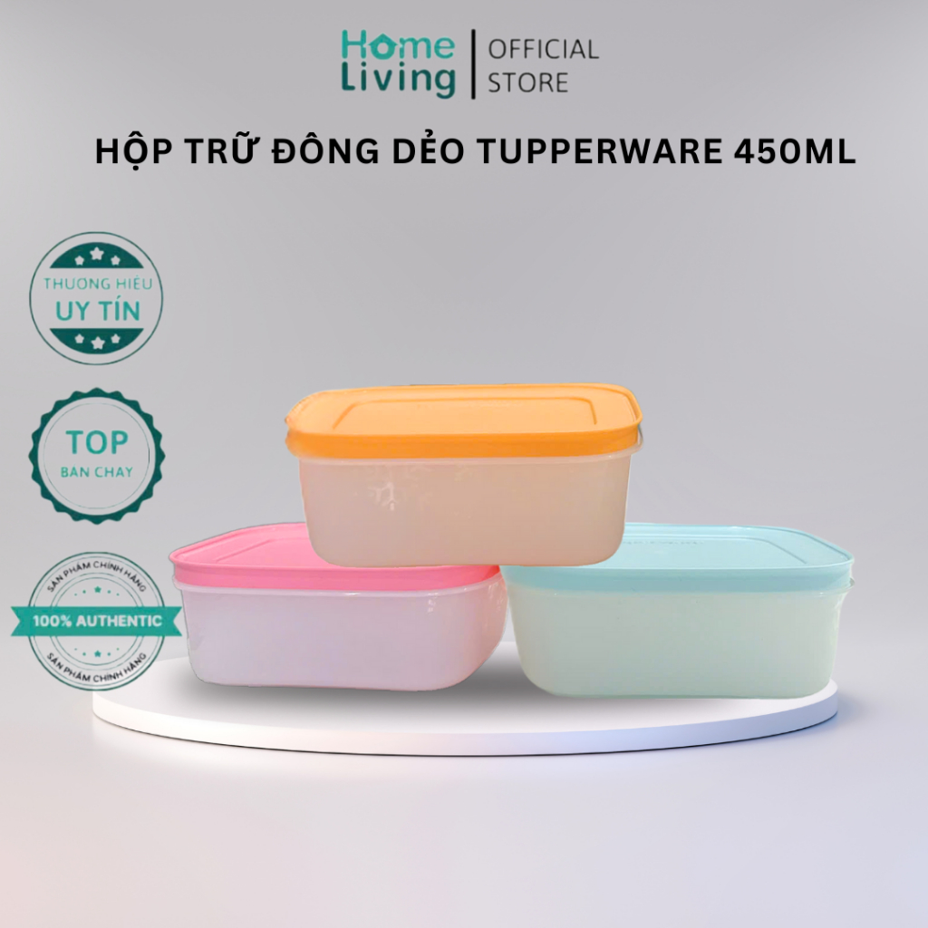 Tupperware Freezer Box 450ml Random Color Box (Single Box Without Box ...