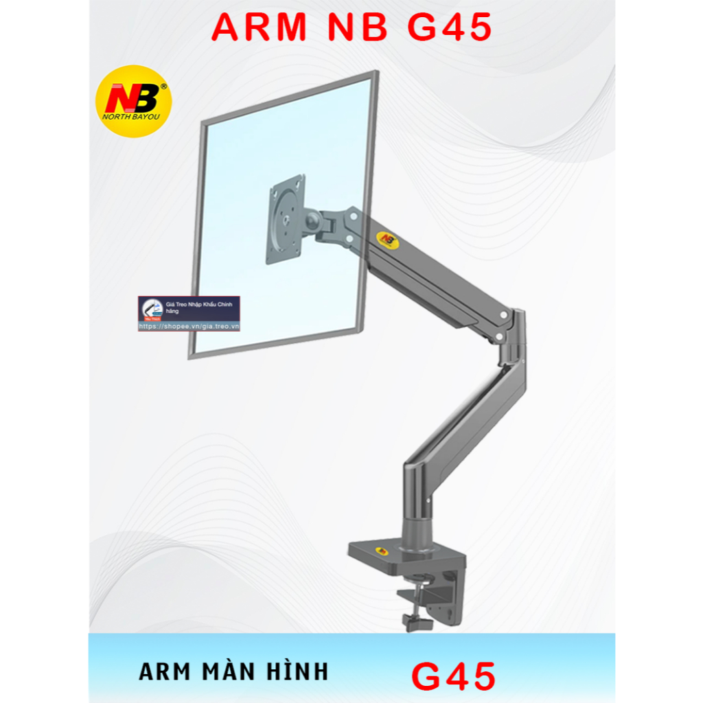 G45 NB Computer Monitor Arm Universal Monitor Arm F80(22-40 inch ...