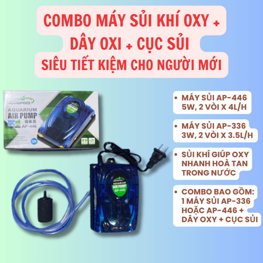 OXY Combo Aquarium Oxygen Generator + Oxygen Wire + Economical Combo ...