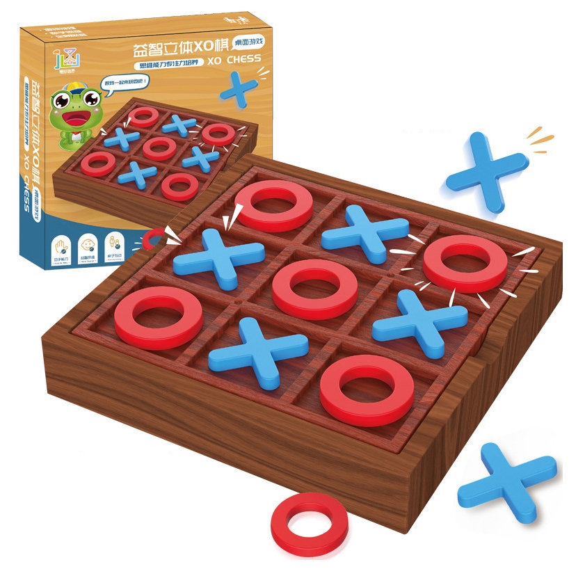 Wooden XO Toy Set for Children to Develop Thinking | Shopee Singapore
