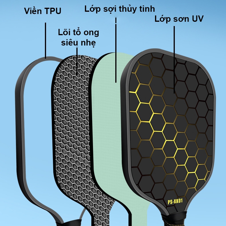 Pickleball Racket Set model M1 - Free carrying bag and ball - High ...