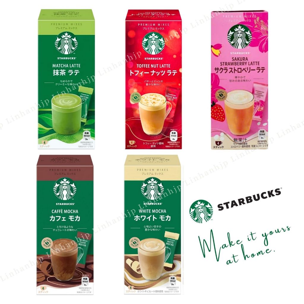 Starbucks instant coffee/matcha combination (Box of 4 packs) | Shopee ...