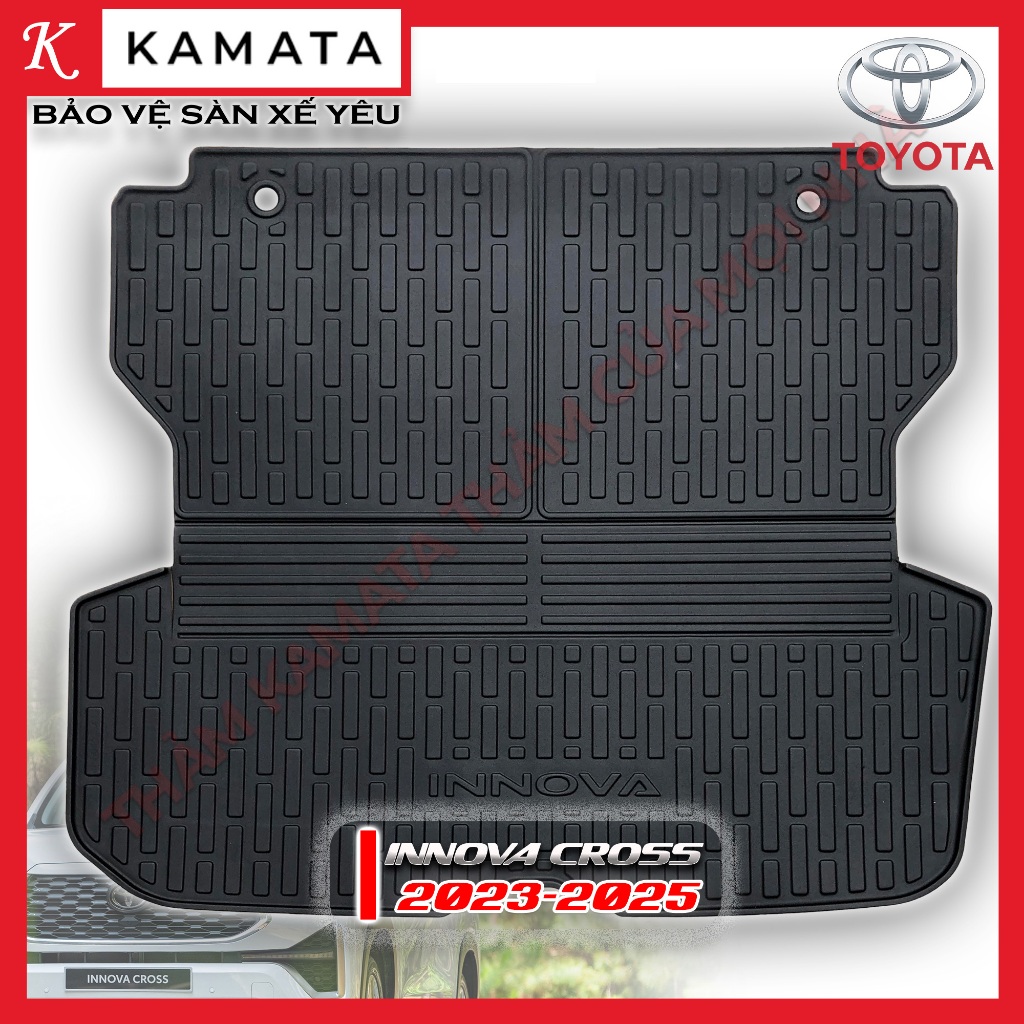 Trunk mat for Toyota Innova Cross 2023-2025 TPV new (no seat) KAMATA ...