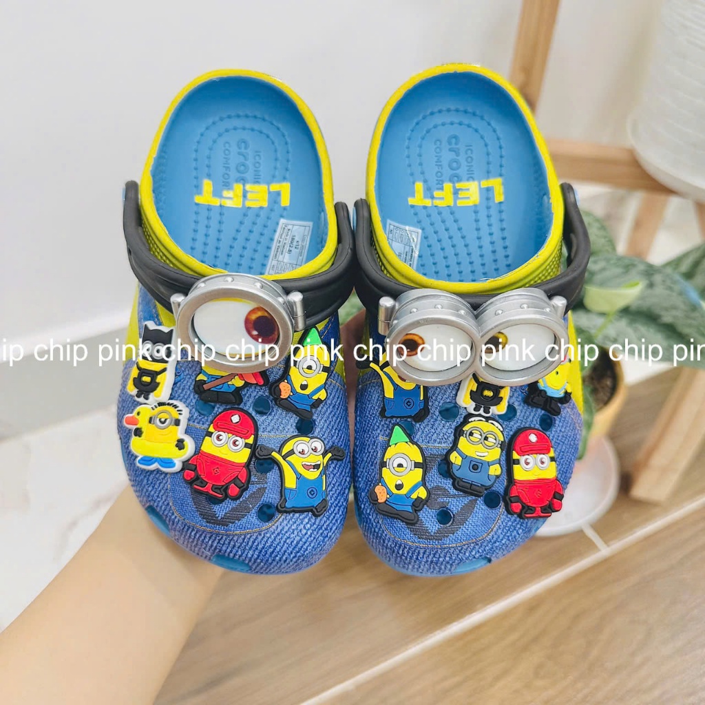 New model Minion print/green minion t-shirt/minibo carrot sandals ...