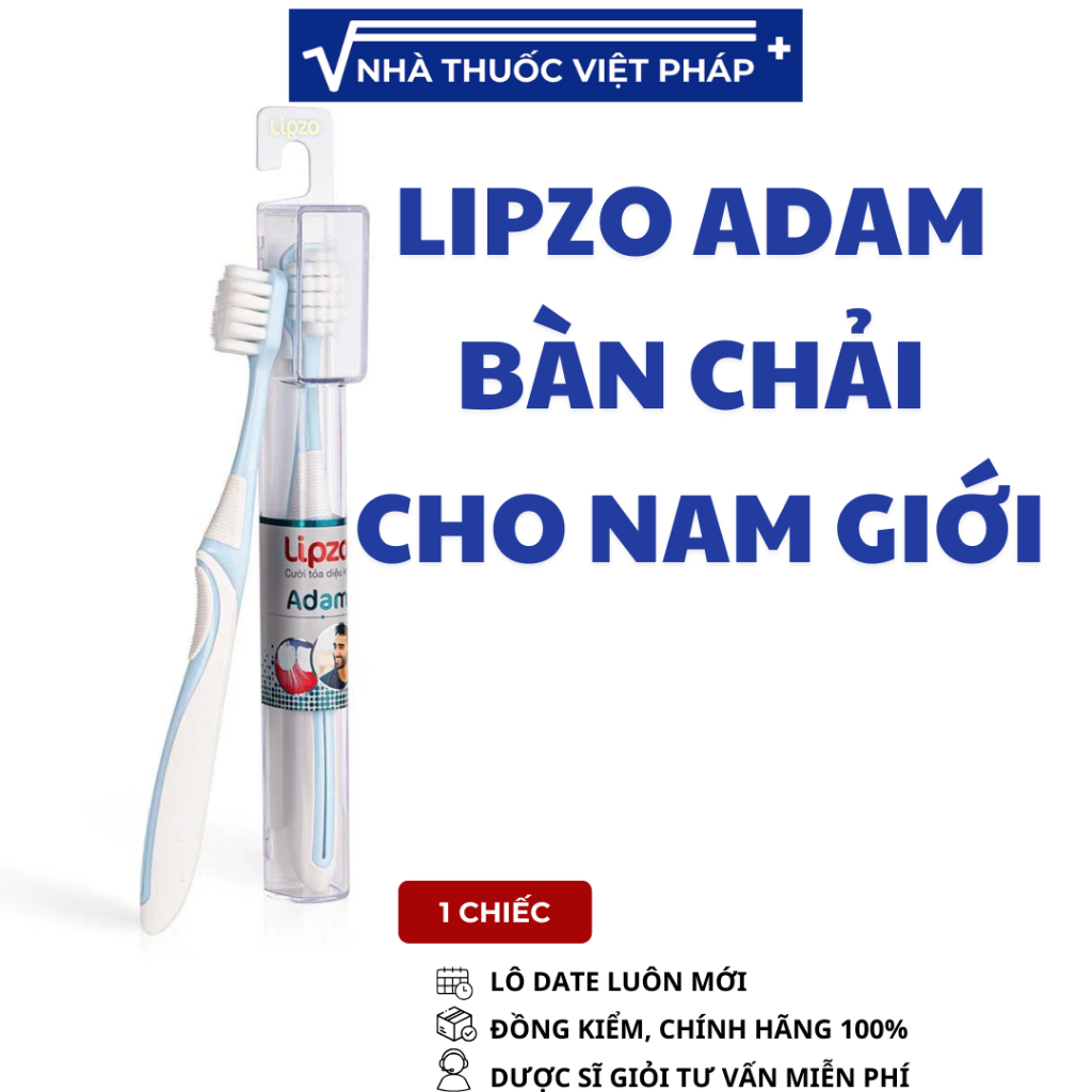 Lipzo Adam premium toothbrush | Special design for men - Box of 1 ...