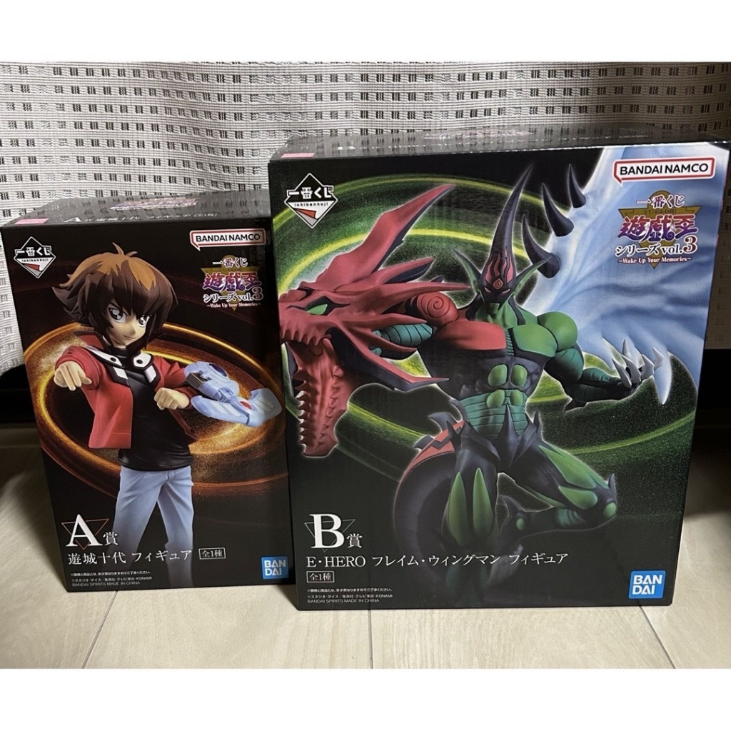 Yugi GX - Judai and Elemental HERO Flame Wingman model Set - genuine ...