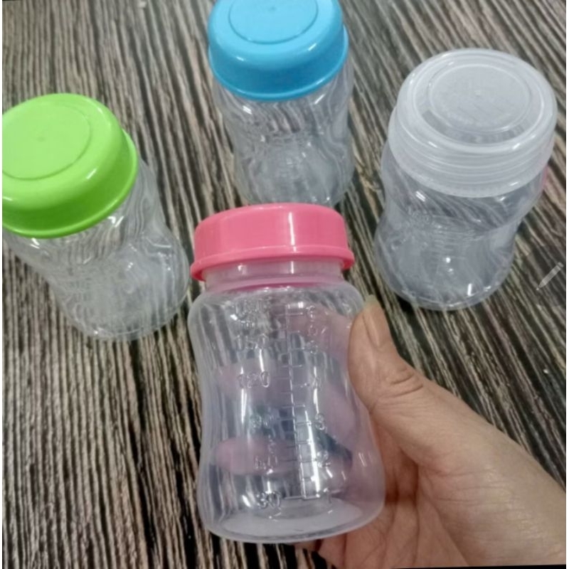 Milk storage bottle, 180ml wide neck breast milk container, safe ...