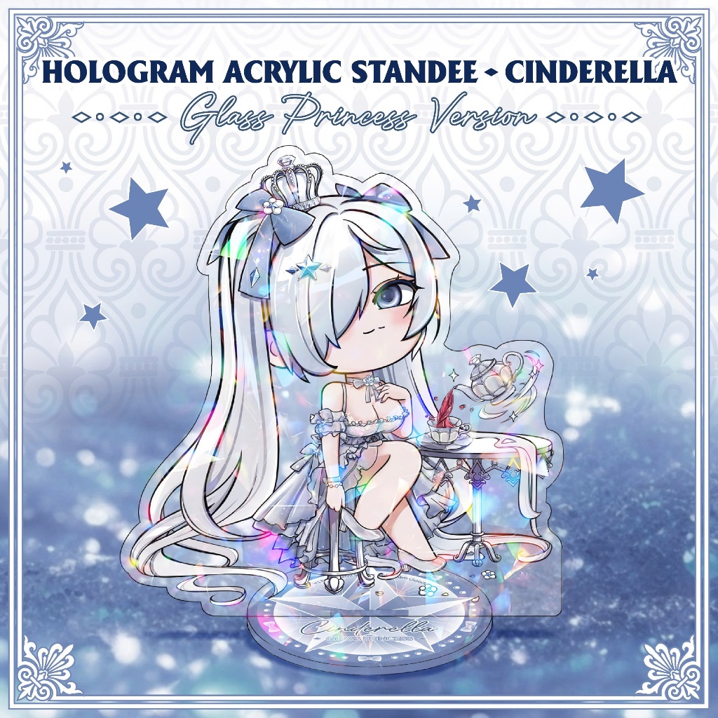 Acrylic Standee - Cinderella Glass Princess Version. ( Goddess of ...